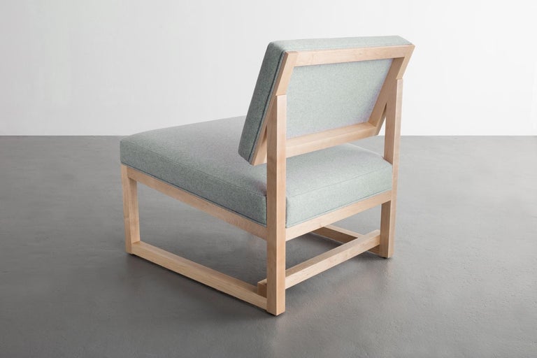SQ Lounge Chair, solid wood, upholstery in felt, bouclé, or COM ...