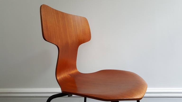 Model 3103 Hammer Chair by Arne Jacobsen for Fritz Hansen, 1960s at 1stDibs