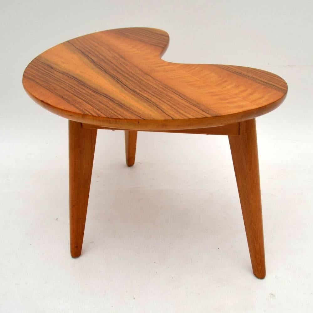 Retro Walnut Boomerang Coffee Table, Vintage, 1950s at 1stDibs ...