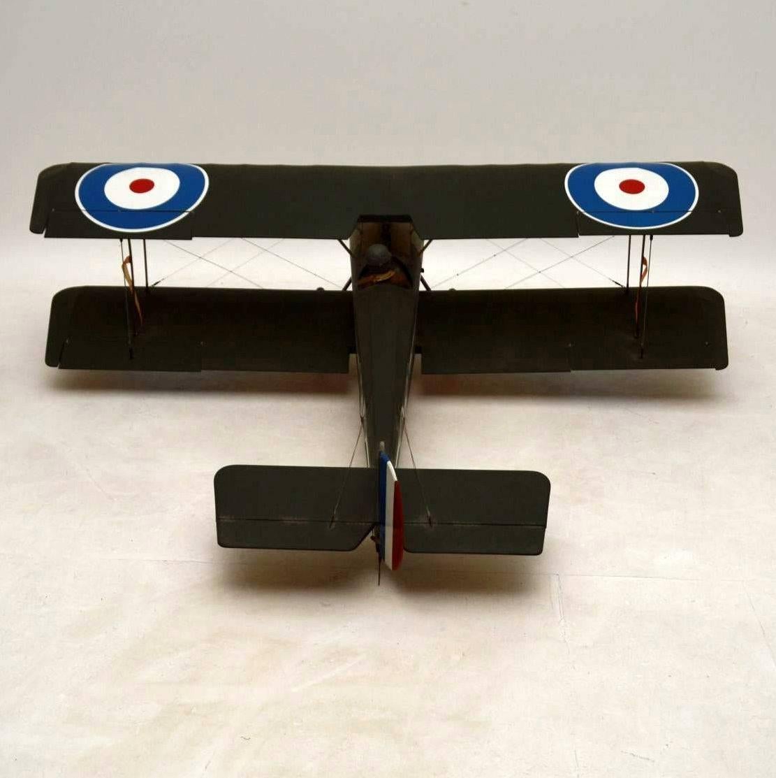Antique Vintage RAF Model Fighter Biplane at 1stDibs | raf biplane