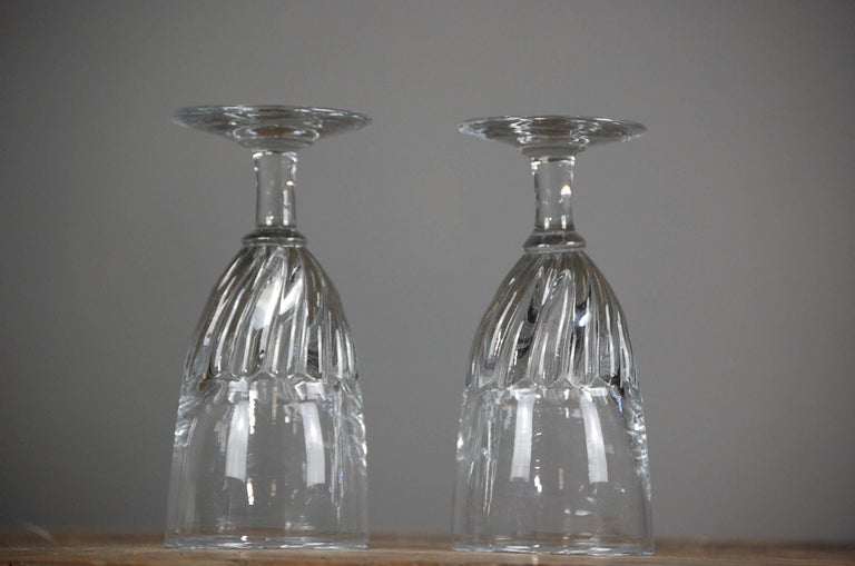Original Late 19th Century Swirl Absinthe Glasses at 1stDibs