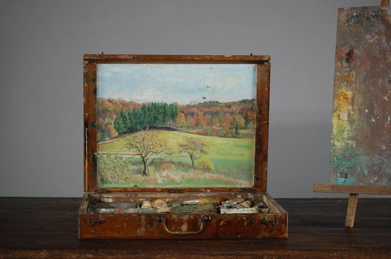 Early 20th Century Artist Travel Box at 1stDibs