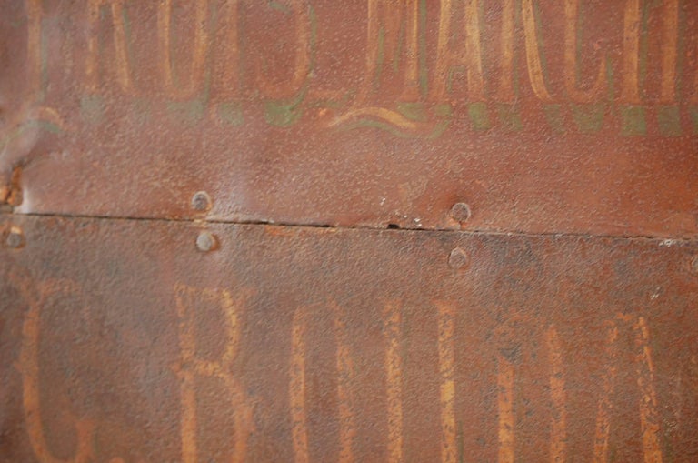 19th Century French Hand-Painted Auberge Trade Sign at 1stDibs