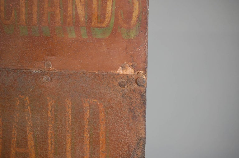 19th Century French Hand-Painted Auberge Trade Sign at 1stDibs