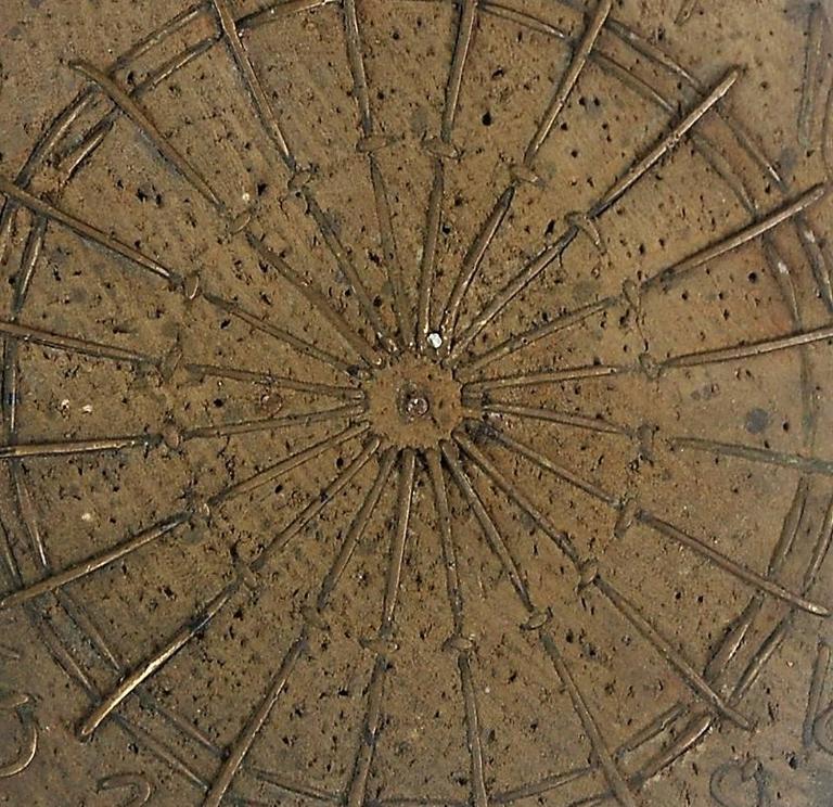 Diminutive Early Vernacular Dart Board - Manchester Log End Board at ...