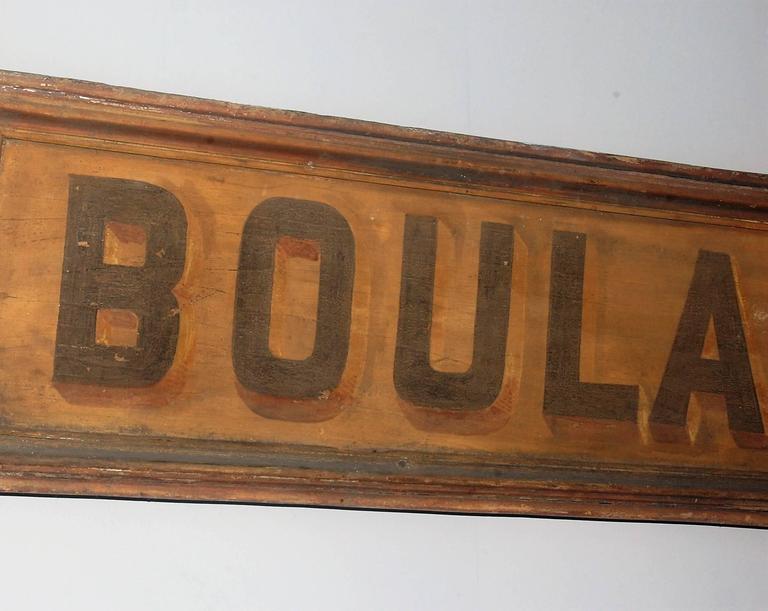 19th Century French Boulangerie Trade Sign at 1stDibs