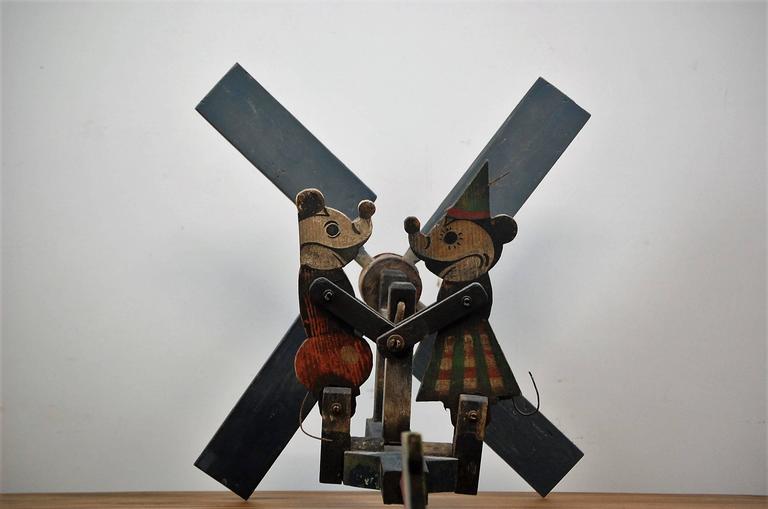 Early Mickey and Minnie Mouse Whirligig at 1stDibs | mickey mouse ...