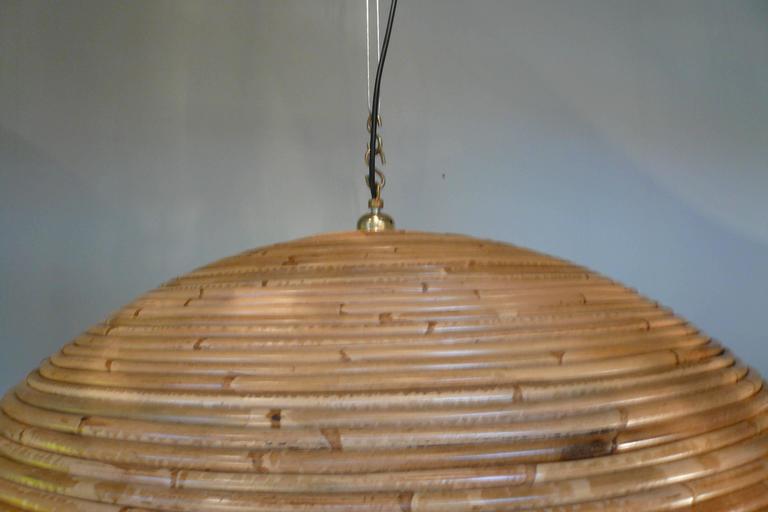 Rattan Pending Light For Sale at 1stDibs