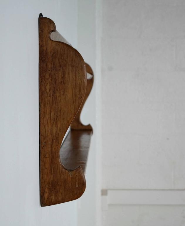 Danish, 19th Century Wall-Mounted Country Style Oak Plate Rack For Sale ...