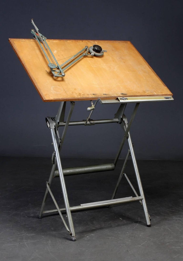 Danish Midcentury Architect Drafting Table by Nordisk Tegnemaskine ...