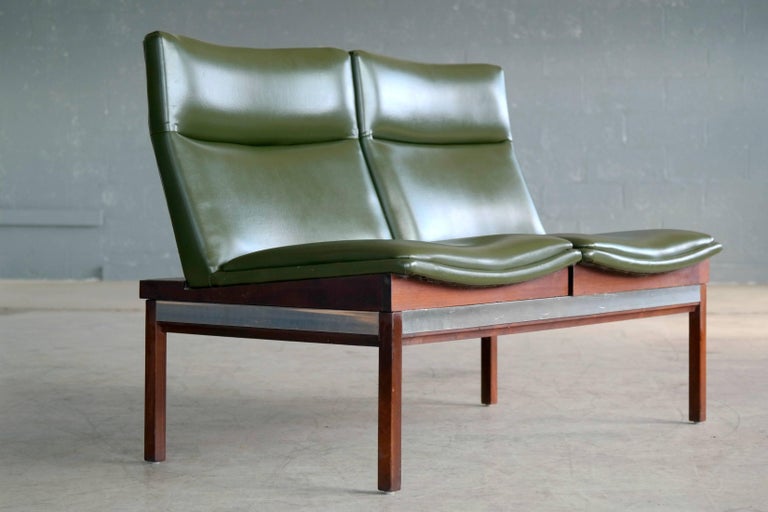 Arthur Umanoff Walnut Modular Sofa and Chair Set for Madison Furniture ...