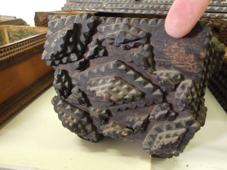 Collection of Antique Tramp Art Boxes at 1stDibs | tramps americana ...