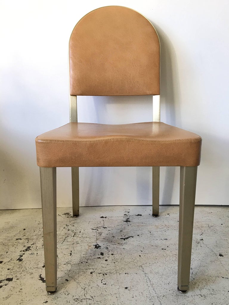 1940 General Fireproofing GoodForm Aluminum Dining Chairs For Sale at ...