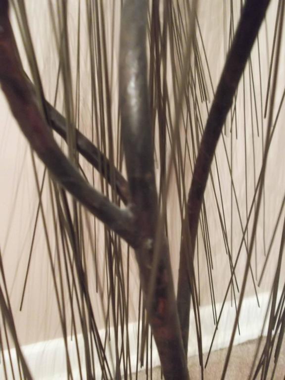 Abstract Willow Tree Welded Metal Sculpture For Sale at 1stDibs