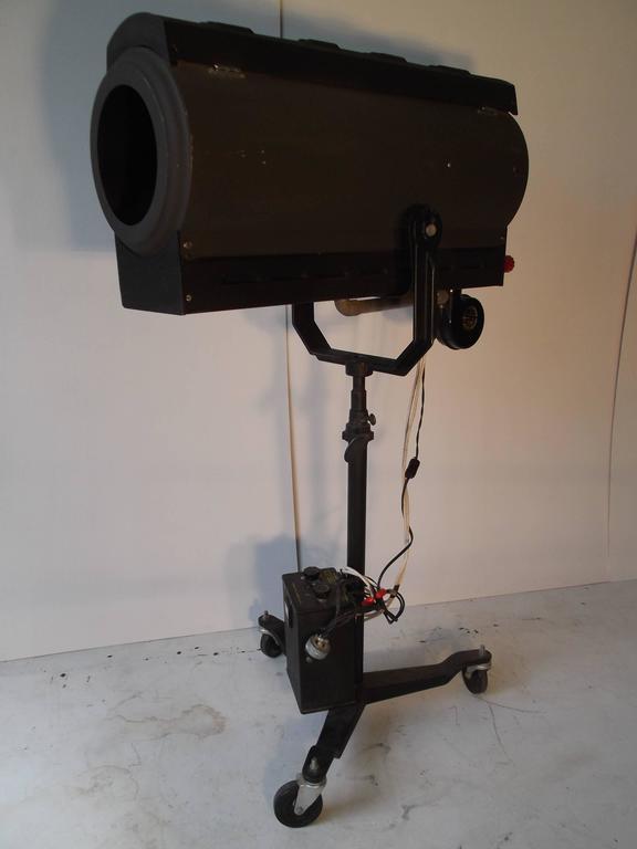 Large Old Movie Theater Stage Spotlight Lamp with Bakelite For Sale at ...
