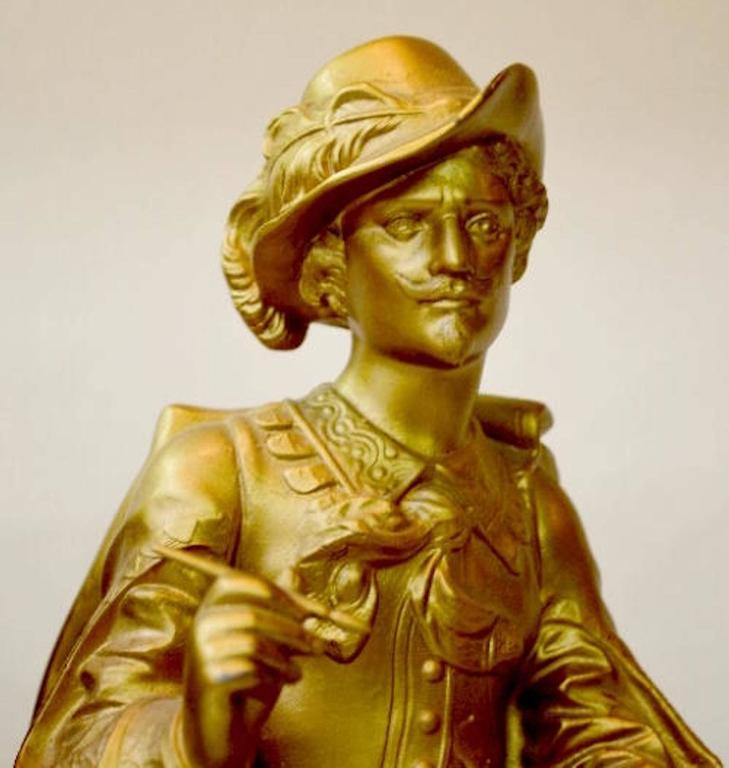 Antique Ansonia Statue Clock, "Rembrandt": T&S For Sale at 1stDibs ...