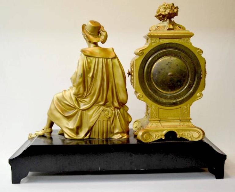 Antique Ansonia Statue Clock, "Rembrandt": T&S For Sale at 1stDibs ...