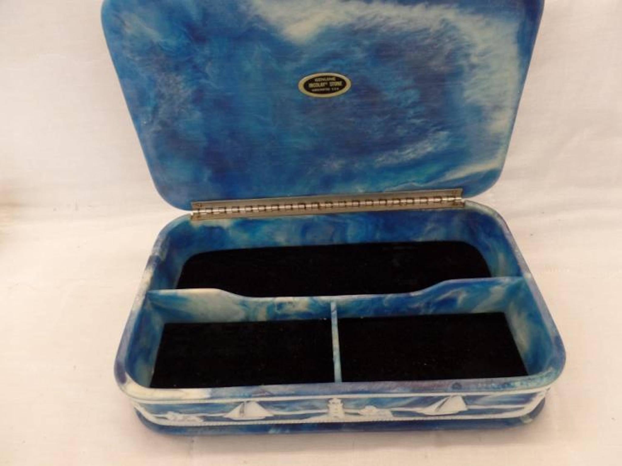 Beautiful Vintage Incolay Cameo Glass with Tall Ships at 1stDibs