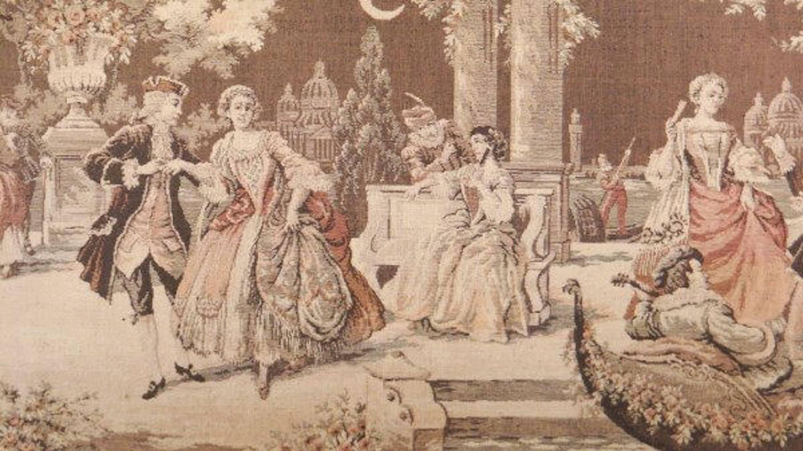 19th Century Antique French Victorian Tapestry at 1stDibs