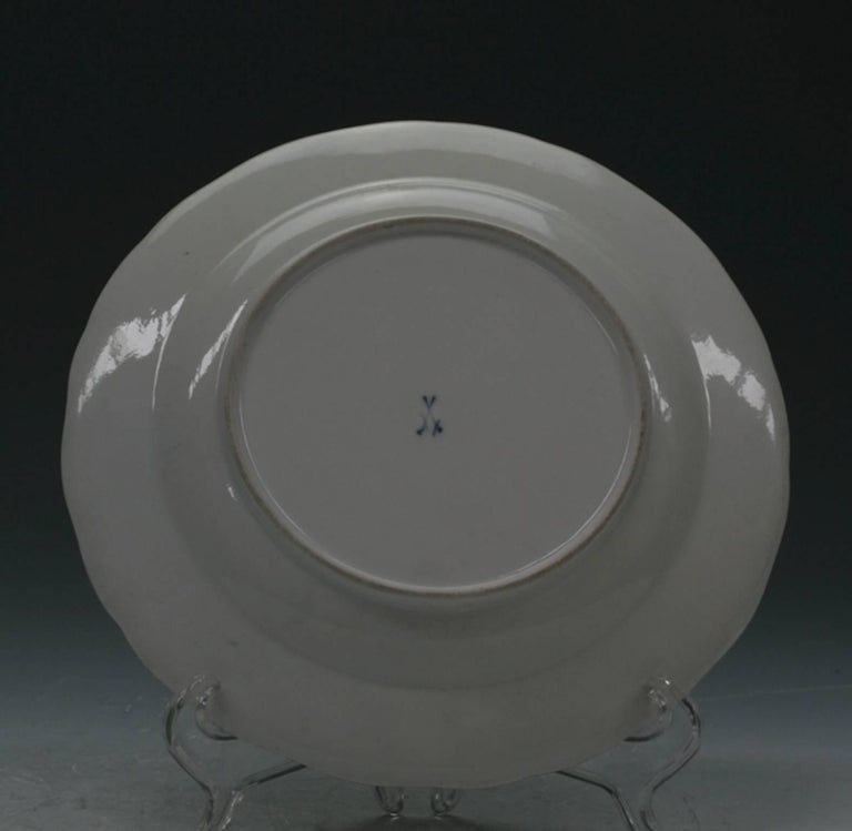 19th Century Meissen Porcelain Plate at 1stDibs