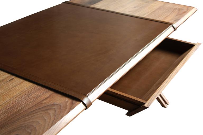 Octavio Desk Type 1 in Limed Walnut - handcrafted by Richard Wrightman ...