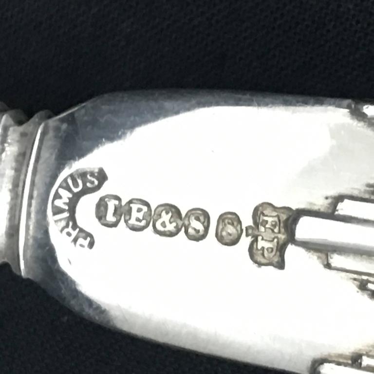 Pair of Victorian Silver Plate Spoons in a Box England, circa 1870 at ...