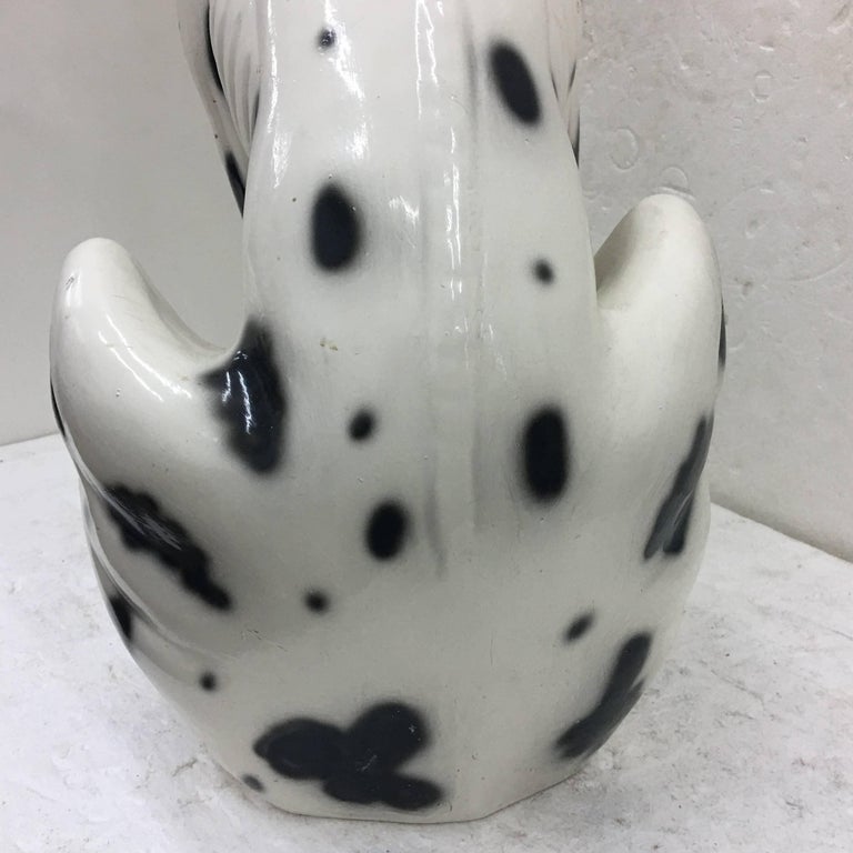 Mid-Century Modern Ceramic Dog, Made in Italy, circa 1950 at 1stDibs