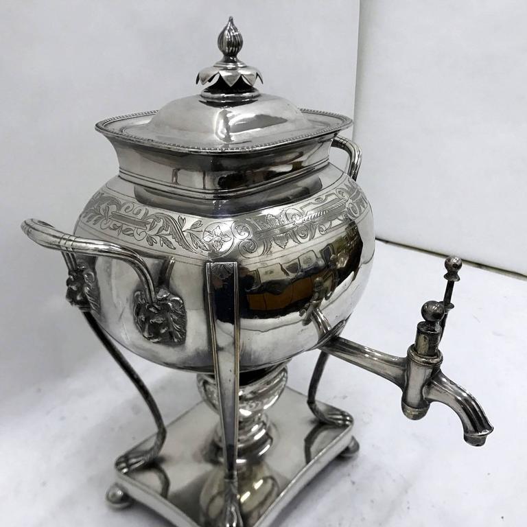 Georgian Regency Style Old Sheffield Plate English Samovar, Circa 1830 ...