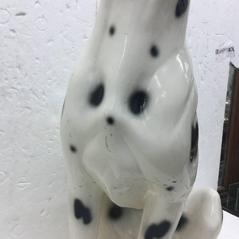 Mid-Century Modern Ceramic Dog, Made in Italy, circa 1950 at 1stDibs