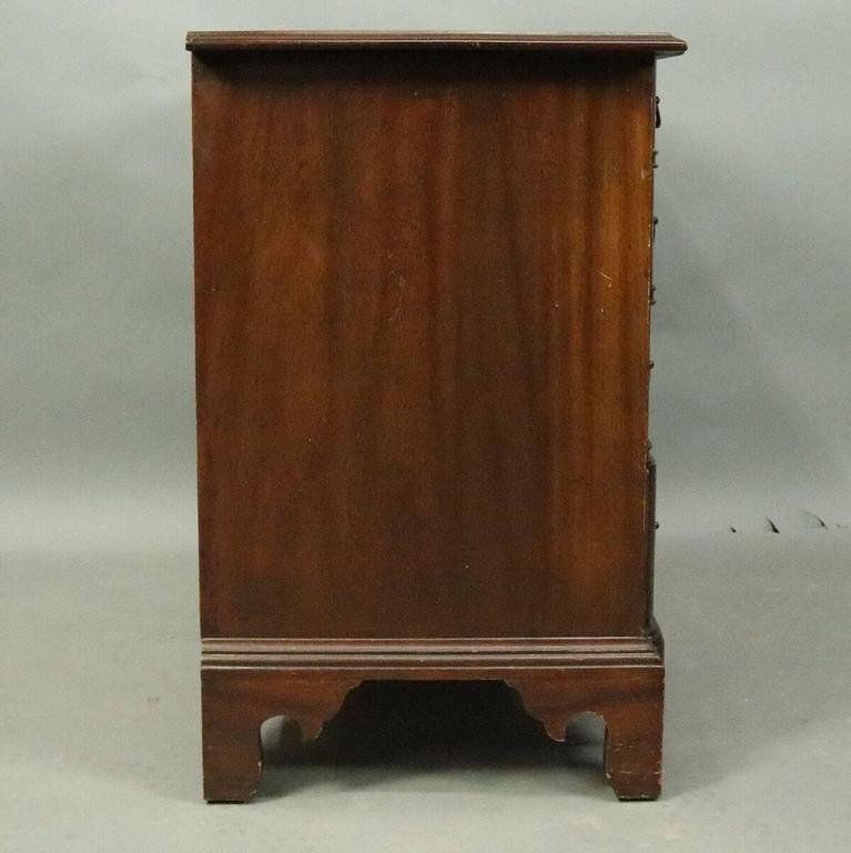 Chippendale Style Mahogany and Bronze Block Front Butler's Chest, circa ...