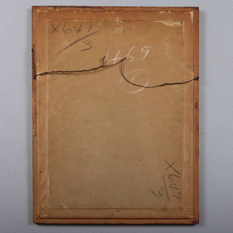 Antique Lithograph of Napoleon Bonaparte at Fontainebleau after ...