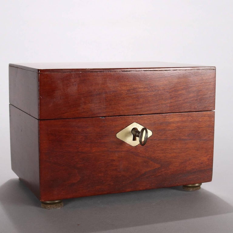 Georgian Style Mahogany "Quaint American" by Carl Forsund Perfume Caddy ...