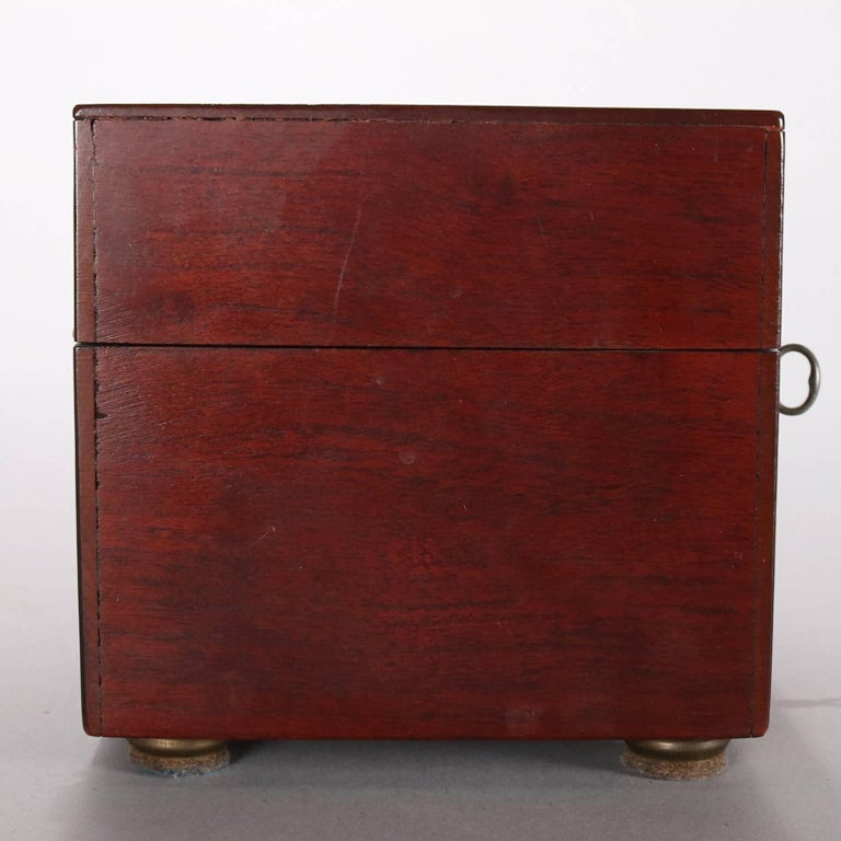 Georgian Style Mahogany "Quaint American" by Carl Forsund Perfume Caddy ...