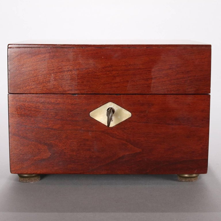 Georgian Style Mahogany "Quaint American" by Carl Forsund Perfume Caddy ...