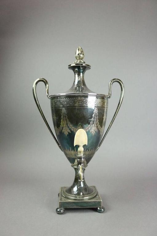 Early 19th Century English Regency Silver Plate Samover/Tea Urn by ...