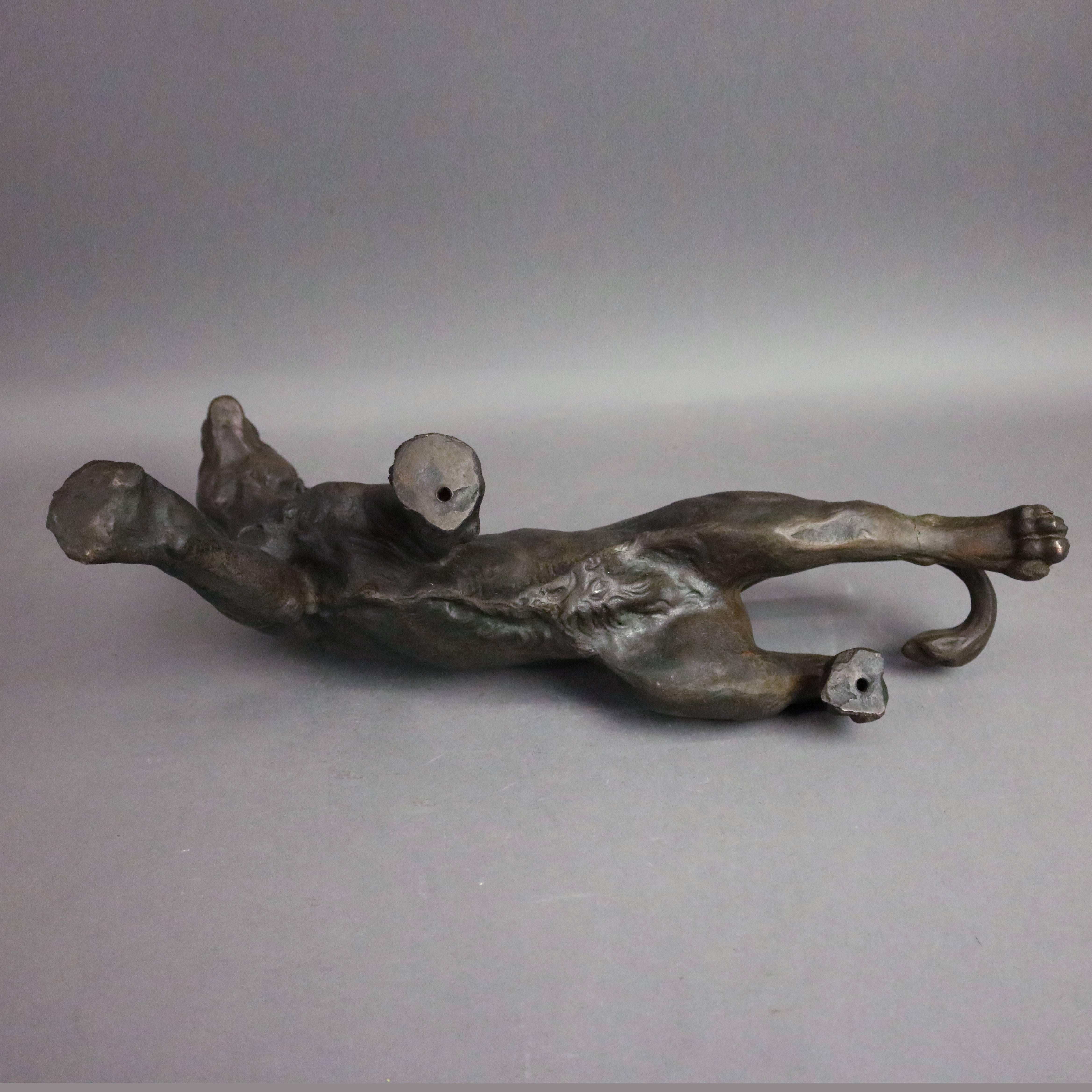 Antique Japanese Cast Bronze Figural Stalking Tiger, circa 1880 at ...