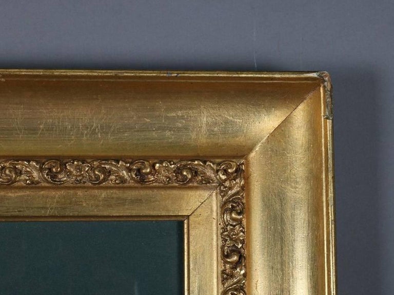 Art Nouveau Watercolor Painting of Portrait of Classical Woman by ...