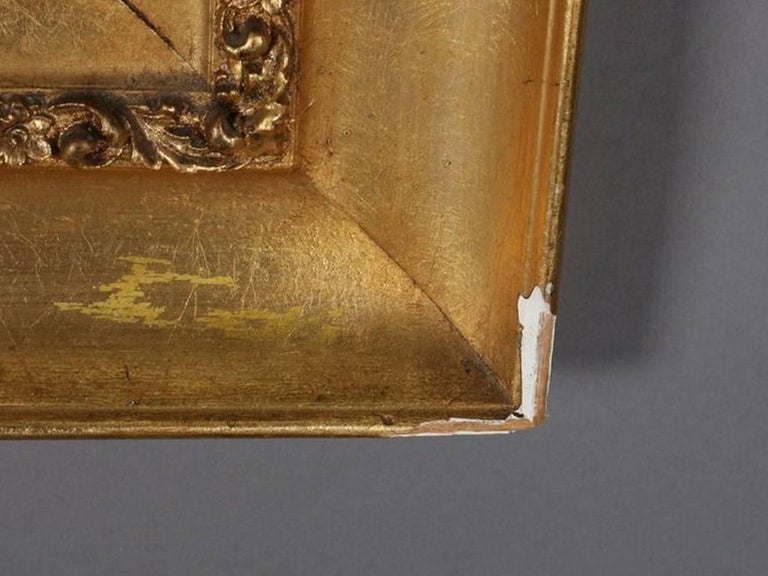 Art Nouveau Watercolor Painting of Portrait of Classical Woman by ...