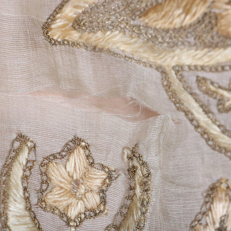 Antique Syrian Persian Embroidered Silk Prayer Niche Wall Tapestry ...