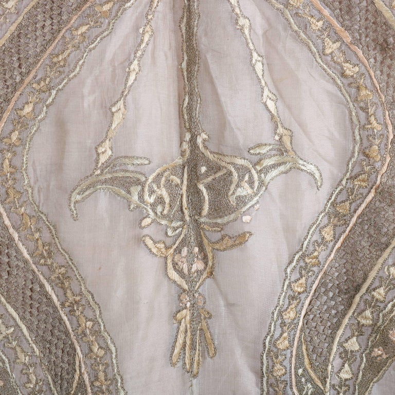 Antique Syrian Persian Embroidered Silk Prayer Niche Wall Tapestry ...