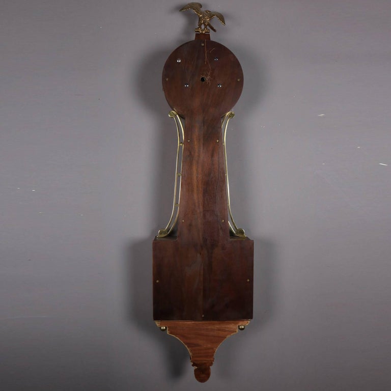 Federal Style Nautical Battle Scene Banjo Wall Clock by Aaron Willard ...