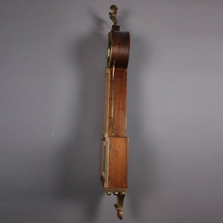 Federal Style Nautical Battle Scene Banjo Wall Clock by Aaron Willard ...