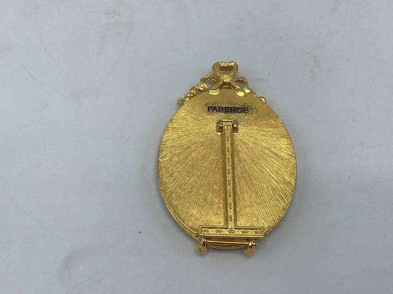 Fabergé Blue Enamel Oval Picture Frame at 1stDibs