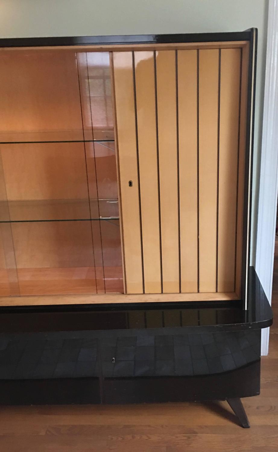 1950's Mid-Century Modern German Shrunk Cabinet For Sale at 1stdibs