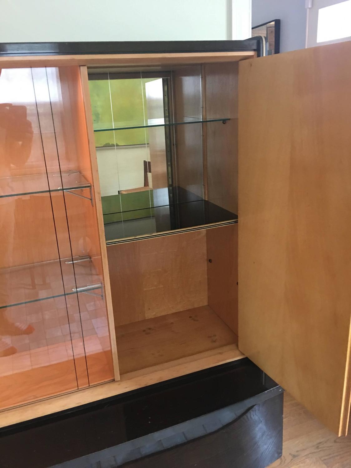 1950's Mid-Century Modern German Shrunk Cabinet For Sale at 1stdibs