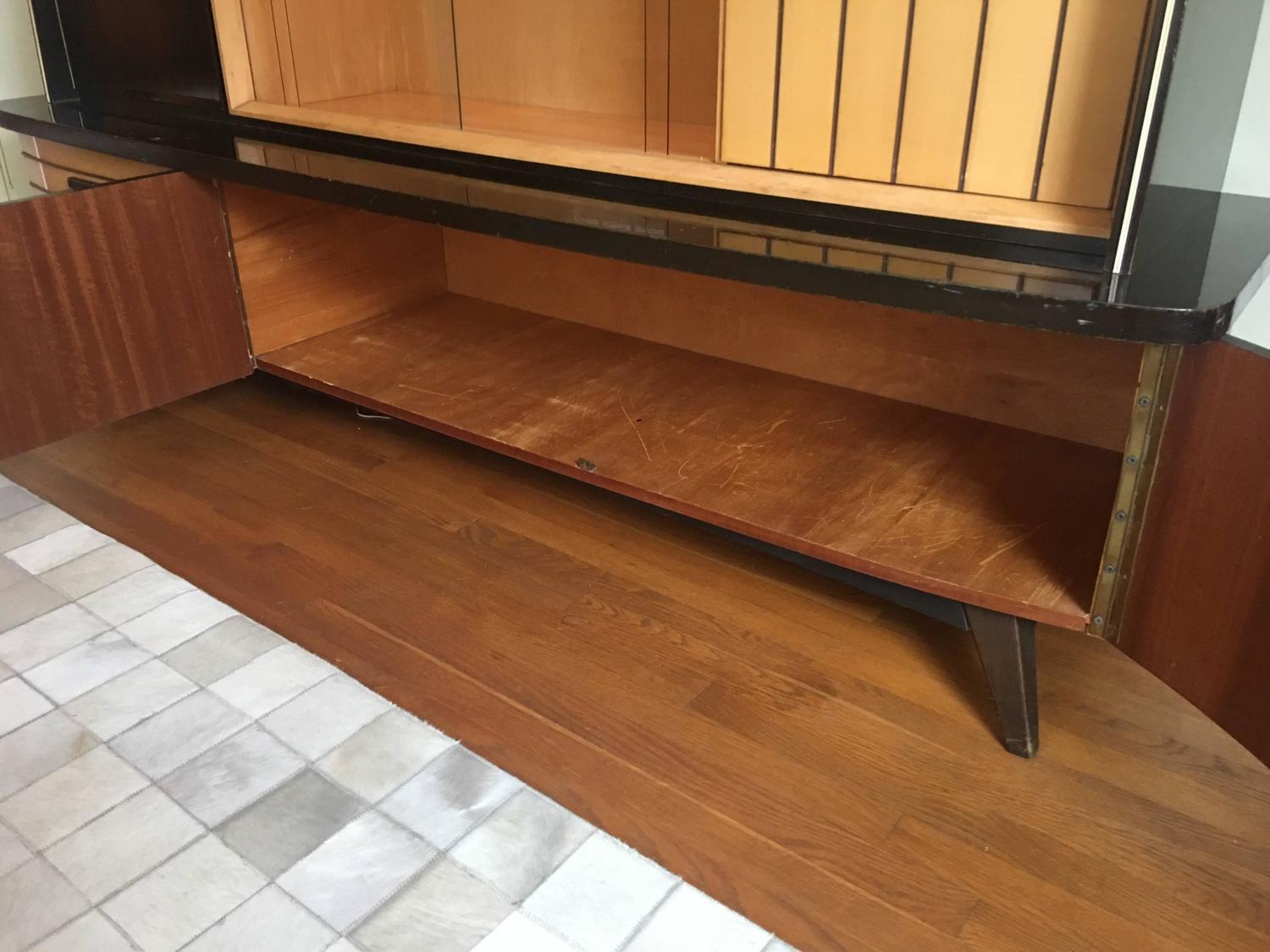 1950's Mid-Century Modern German Shrunk Cabinet For Sale at 1stdibs