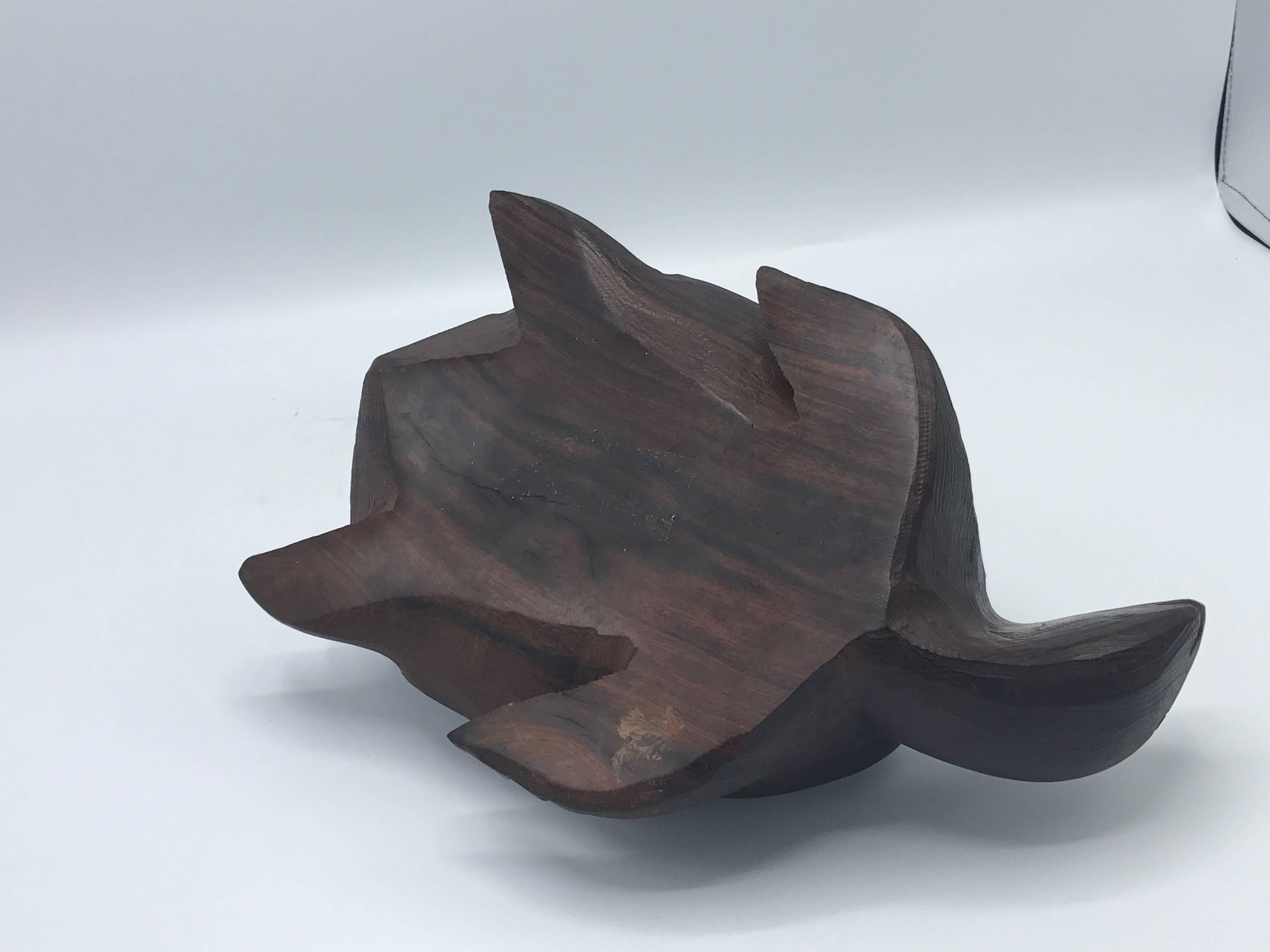 1950s Zebra-Wood Sea Turtle Sculpture at 1stDibs | wooden sea turtle ...