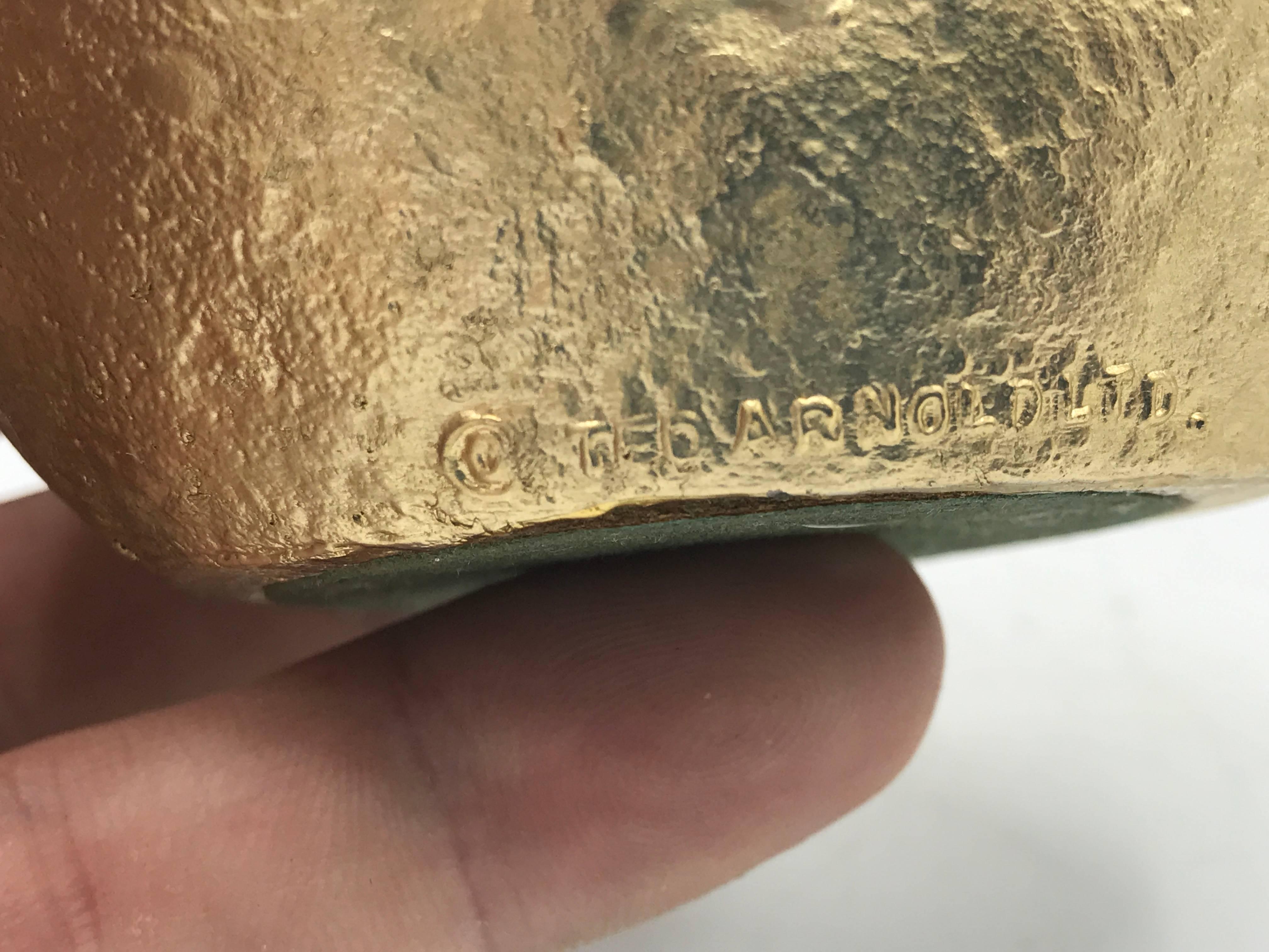 1970s Ted Arnold Gold Sisyphus Sculpture Paperweight at 1stDibs | ted ...