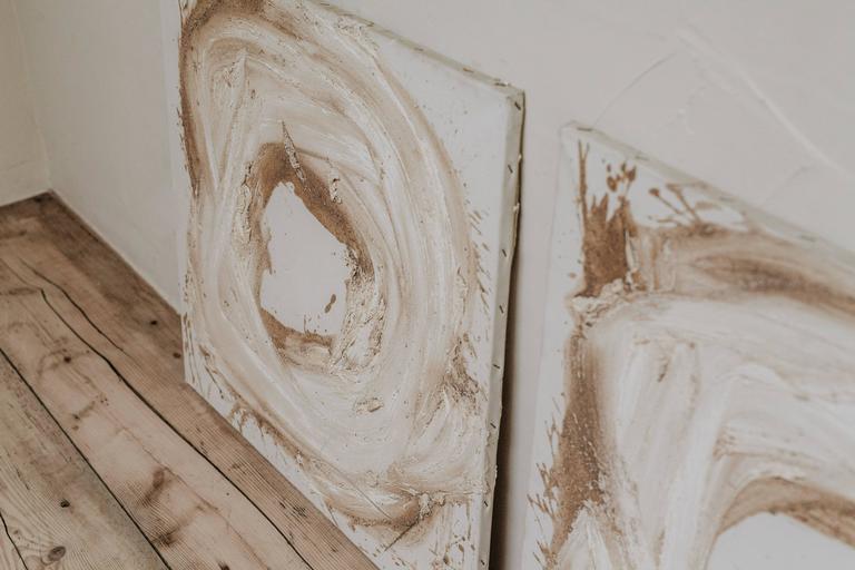 20th Century Oil on Canvas Triptych by Spanish Artist Jordi Pallares at 1stDibs