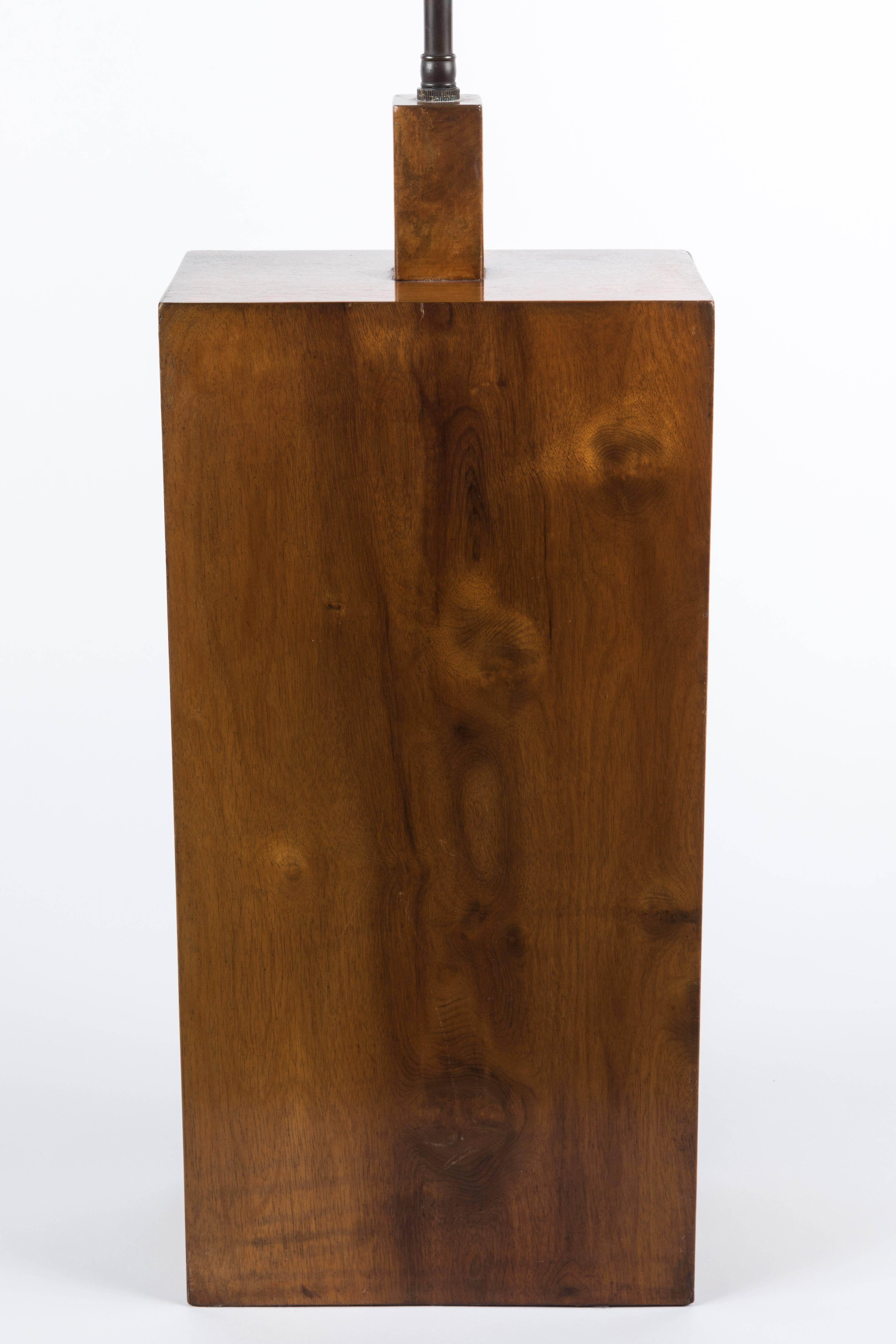 Pair of Modernist Block-Form Table Lamps at 1stDibs